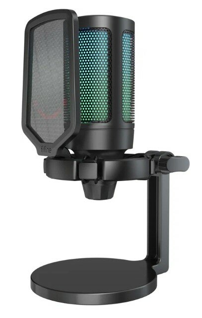 Микрофон проводной Fifine Ampligame A6 Neo, разъем: USB Type-C, черный