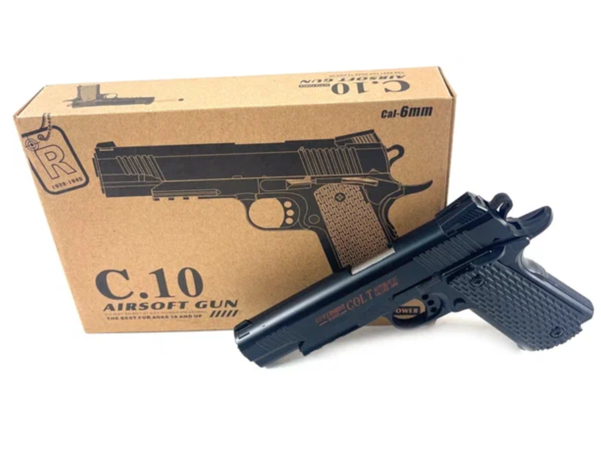 Пистолет детский металлический Кольт-С-10