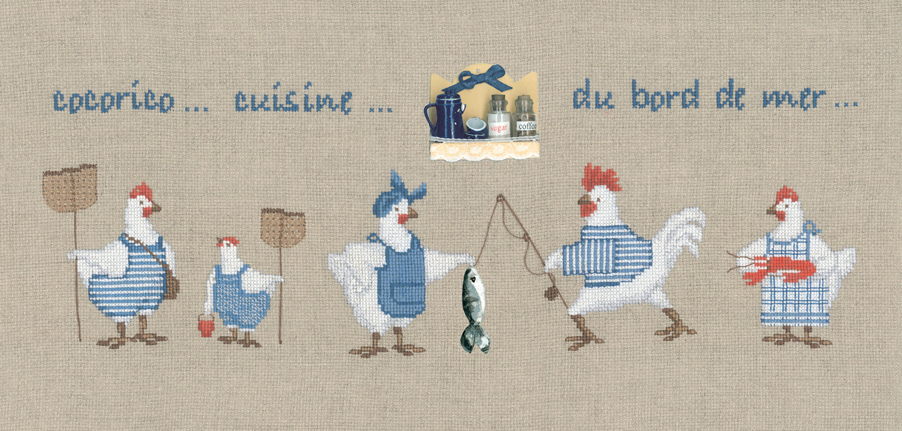 Набор для вышивания Cuisine Bord De Mer Кухня на берегу моря le boheur des dames 1065