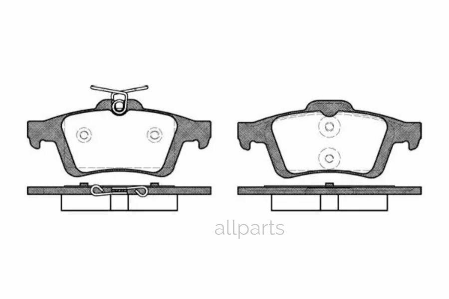 ROAD HOUSE 284230 Колодки торм. диск. Mazda 5 1.8i 2.0 CTRD 2.0i