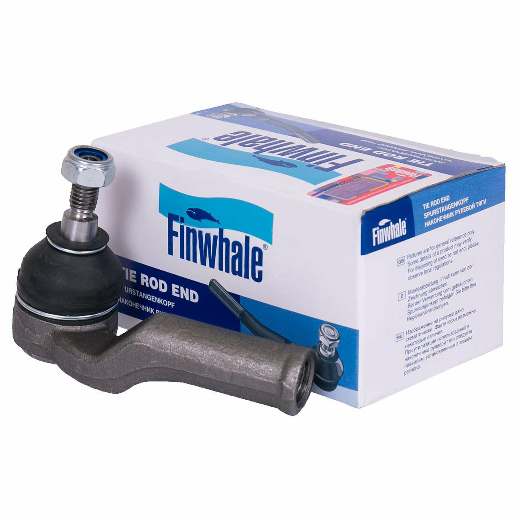 Наконечник рулевой правый Ford C-Max (DM2), Focus II-III, Volvo C30 (533), S40 II (544) FINWHALE