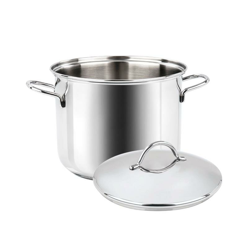 Barazzoni Кастрюля высокая с крышкой из нержавеющей стали 4.3л 20 см (266101020/к)