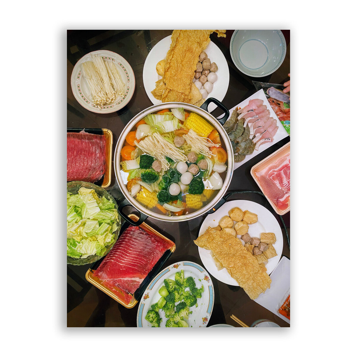 Постер, плакат на бумаге / Китайская кухня / Размер 40 x 53 см