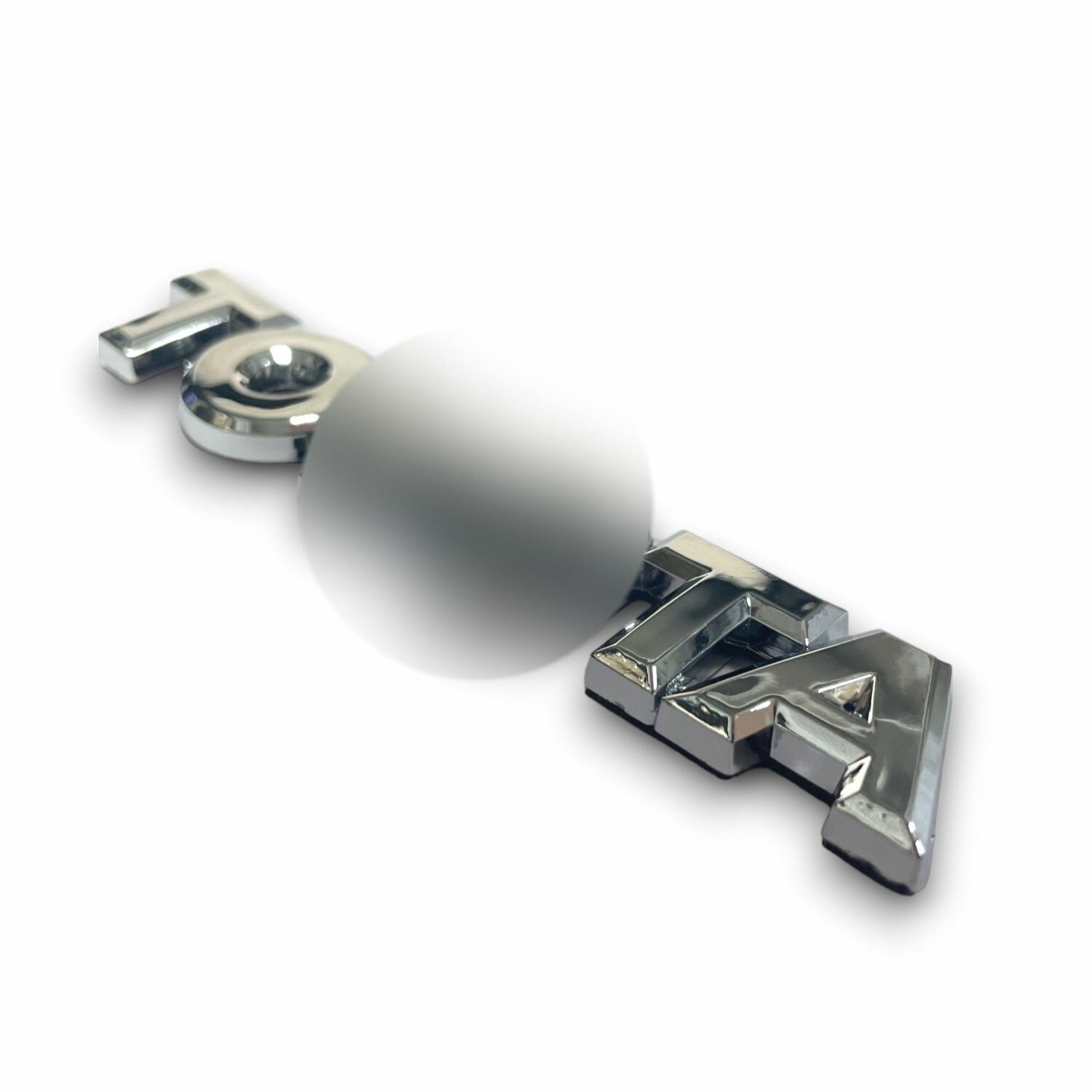 Шильдик на багажник для Тойота хром (длина 11,5см).