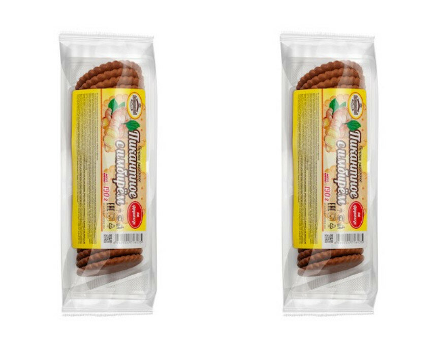 Печенье Демидовская Забава, затяжное Пикантное с имбирем на фруктозе, 190 гр, 2 уп.