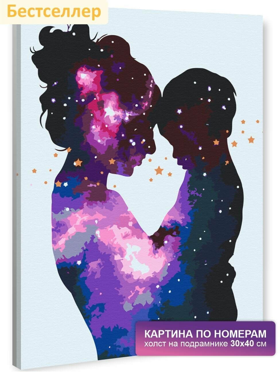 Картина по номерам на холсте с подрамником 30х40 см. "Материнство", арт. 3335/