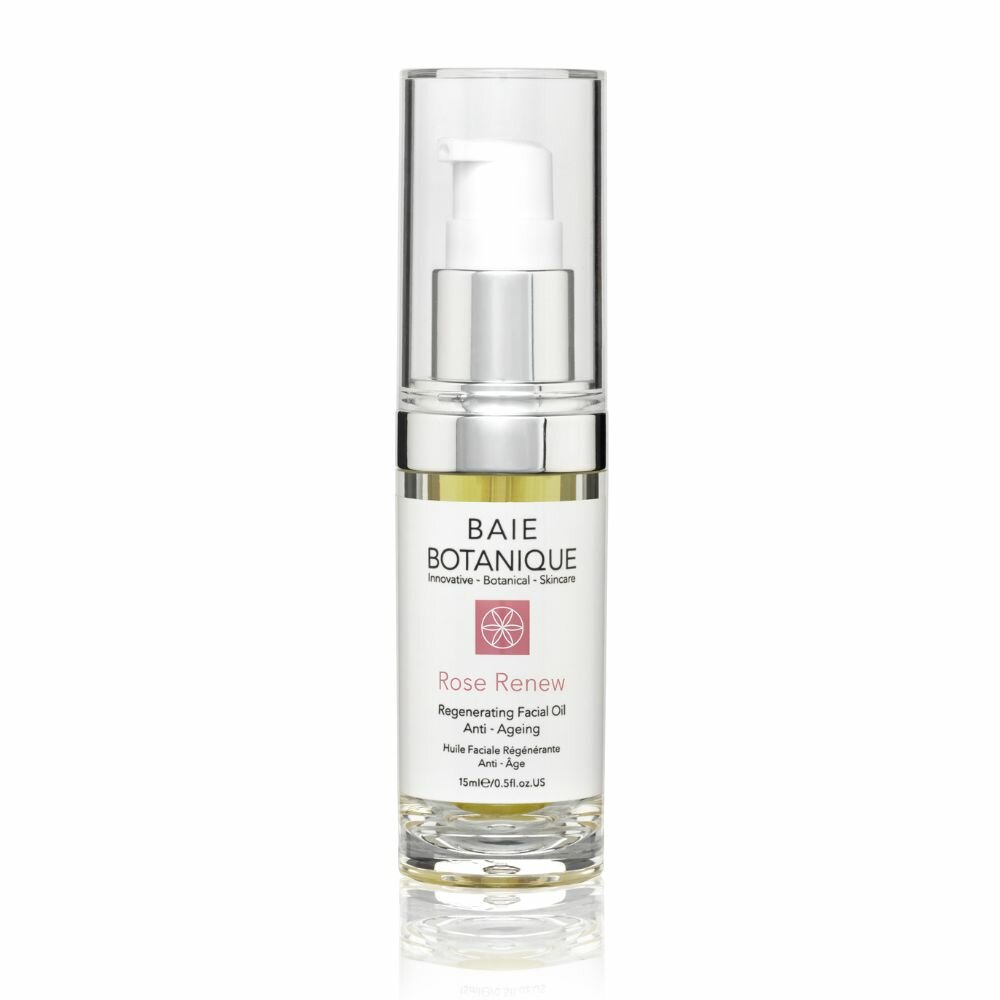 Baie Botanique Rose Renew Regenerating Facial Oil 15ml - Baie Botanique Регенерирующее масло для лица на основе розы Renew 15 мл