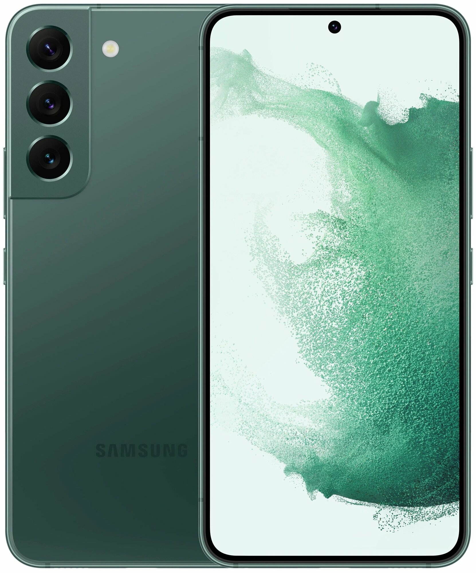 Оригинальный Смартфон SamsungGalaxy S22 , официально сертифицированный товар8/256 ГБ, Dual: nano SIM, зеленый (Green)