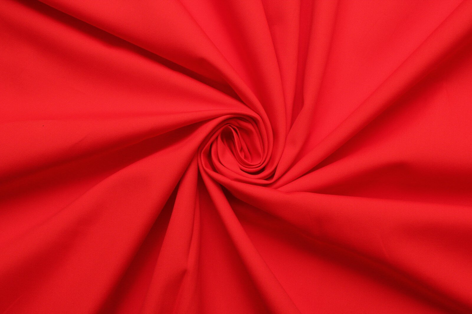 Ткань Хлопок костюмный ярко-красный плотный, ш148см, 0,5 м