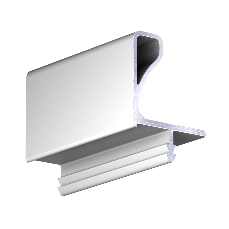 Комплект (3 шт) Универсальных профилей-ручека в верхние базы, без подсветки, по 1000 мм, белый