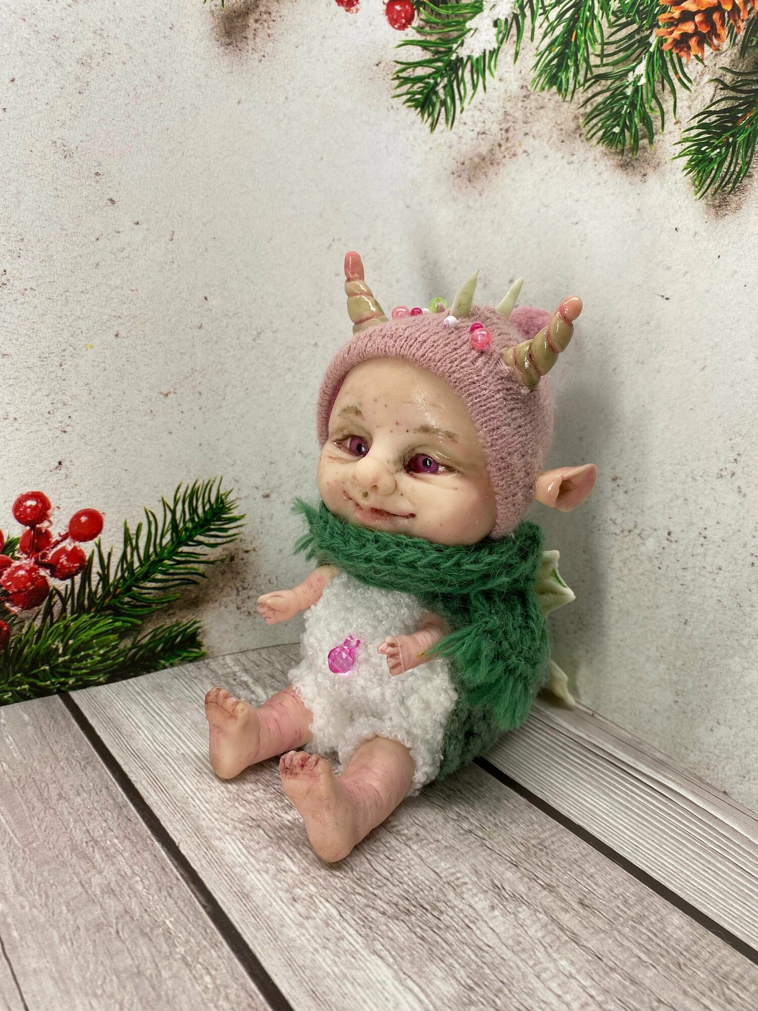 "Ребенок Дракона" - авторская кукла ручной работы