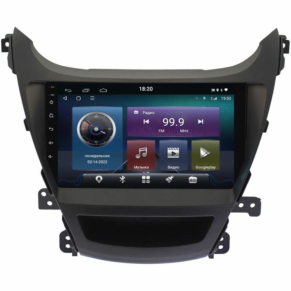 Магнитола CRS-300 Hyundai Elantra 5 (MD) 2014-2016 с Android 13, Процессор 8 ядер, Память 6+128Gb, Carplay, DSP, 4G(Sim)