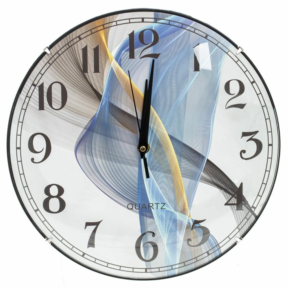 Часы настенные интерьерные ALAT Home "Морской бриз" / пластик, 30х3х30см