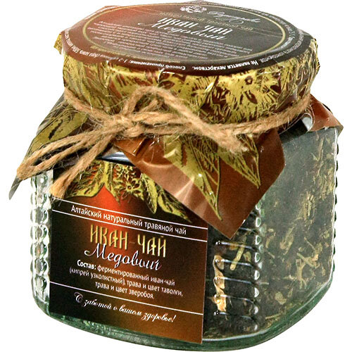 Чайный напиток Разнотравье, иван-чай "Медовый" (стекло), 70 г