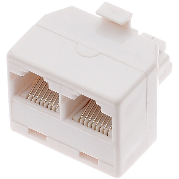 Разветвитель 03-0102 штекер RJ45 8P8C - 2 гнезда RJ45 8P8C (компьютер+компьютер) (Rexant) (7 шт. в комплекте)