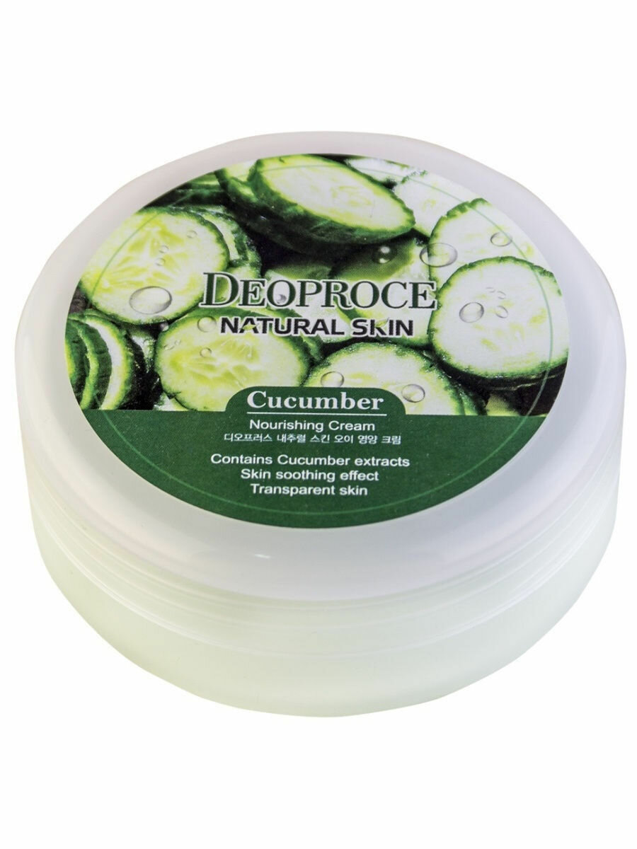 Deoproce Natural Skin Cucumber Nourishing Cream крем для лица и тела с экстрактом огурца (100г.)