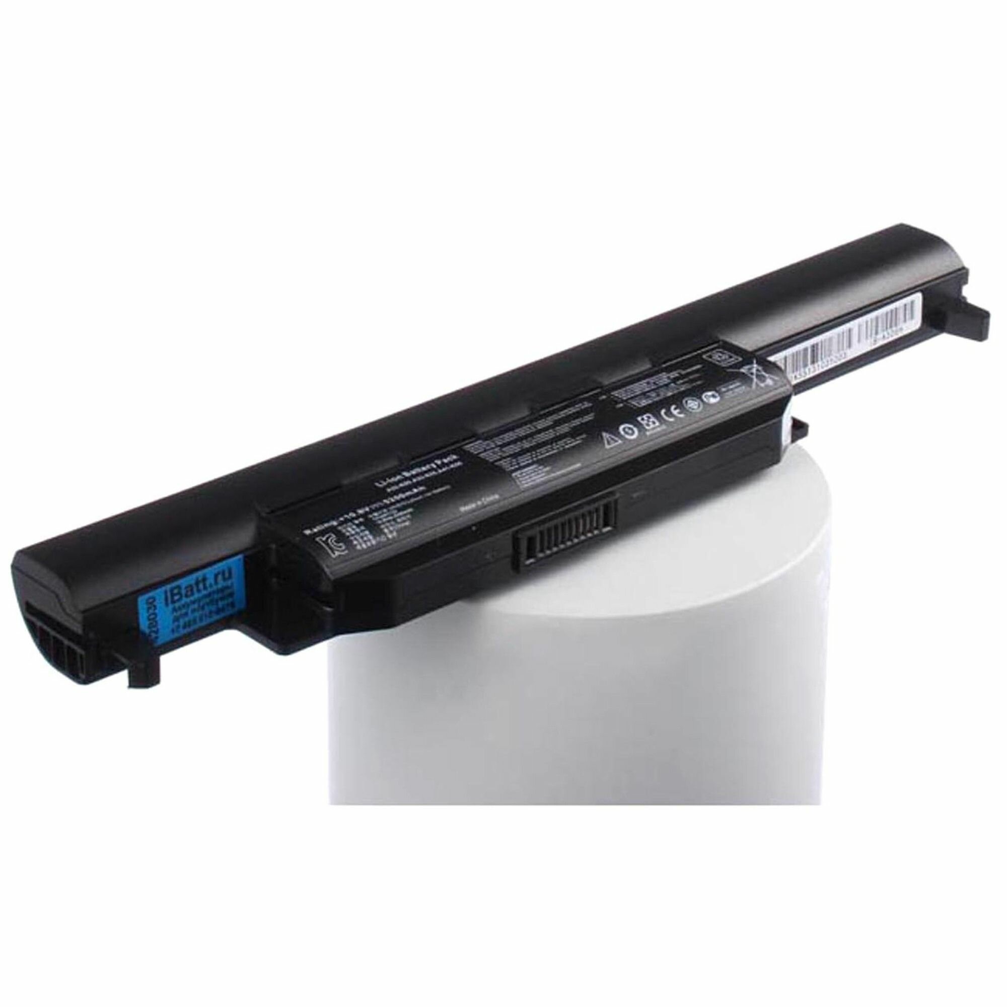 Аккумуляторная батарея iBatt iB-A306H 5200 мАч. Совместима с Asus A32-K55, A41-K55, A33-K55, 0B110-00050600, 0B110-00050400.