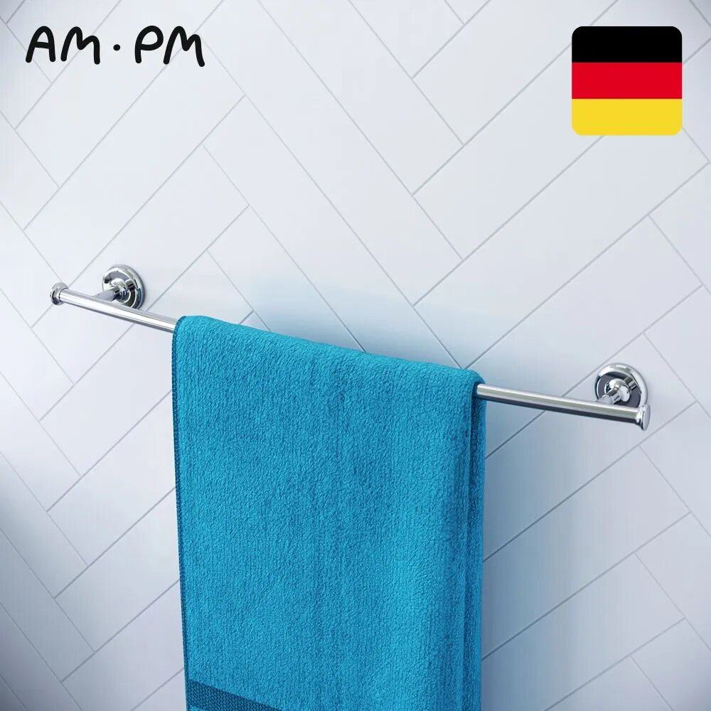 Держатель для полотенец AM PM Like A80346400, круглый, хромированный, 70х70х5,5 см