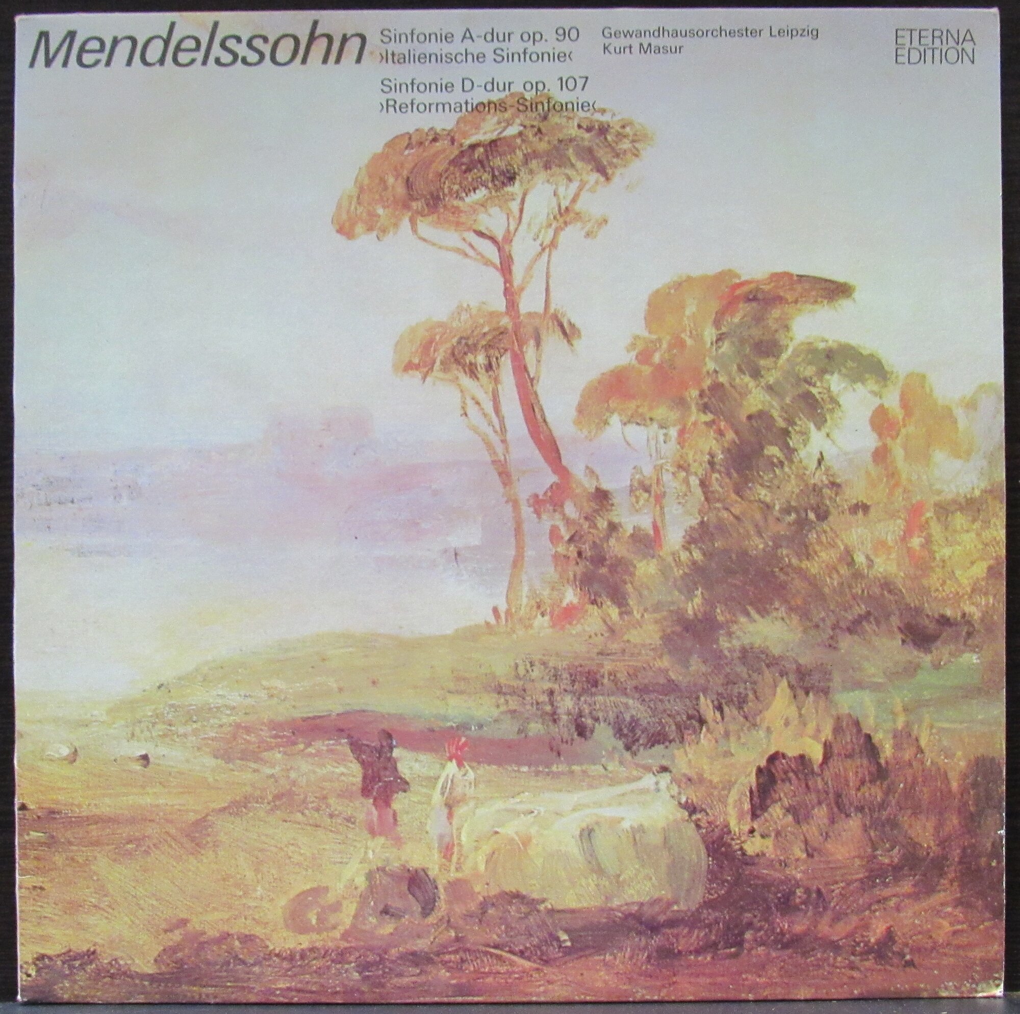 Mendelssohn Felix "Виниловая пластинка Mendelssohn Felix Sinfonie A-dur Op.90 / Sinfonie D-dur Op.107"