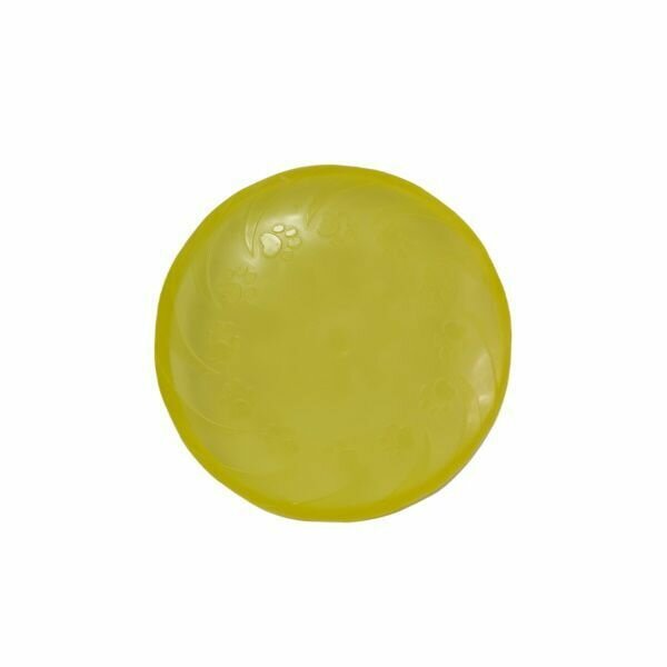Homepet Игрушка для собак, TFR, Фрисби, Желтая, 22 см