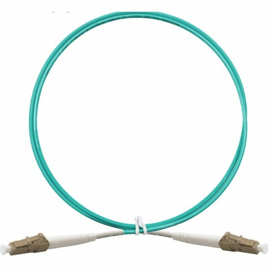 Патч-корд волоконно-оптический Exegate FC-S-503-LC-LC-1M-LSZH Шнур во MM 50/125 OM3, LC/UPC-LC/UPC, Simplex, LSZH, 1м.