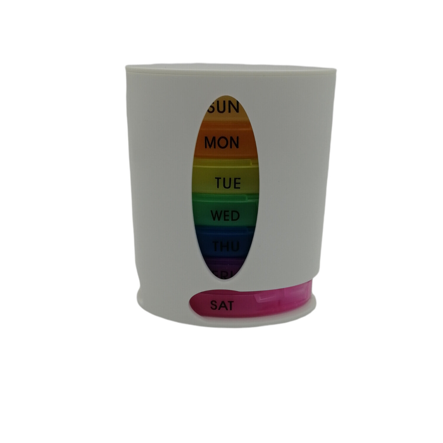 Таблетница "Неделя - радуга", овальная