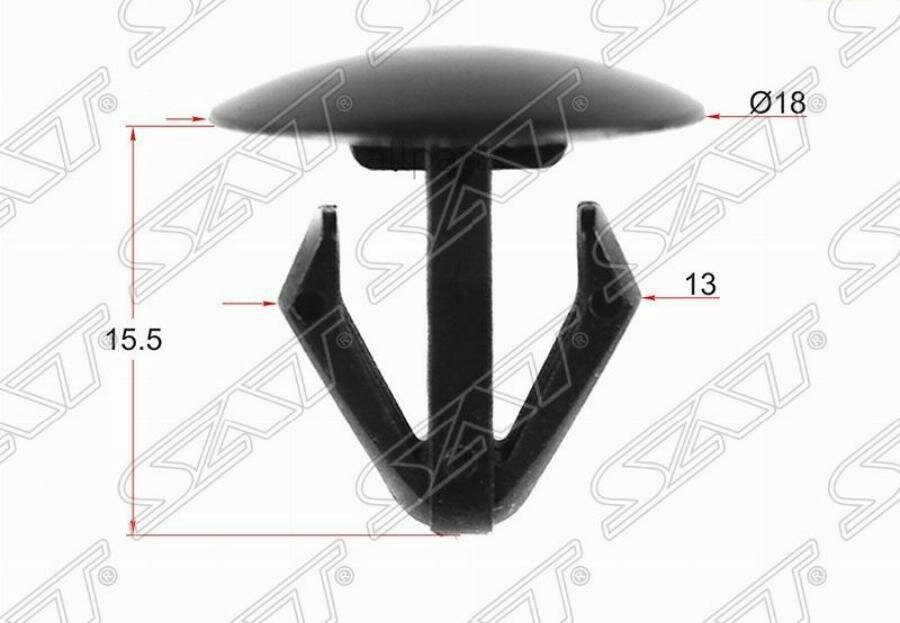 SAT ST-M10650 Клипса фиксатор MITSUBISHI (Продажа по 10шт)