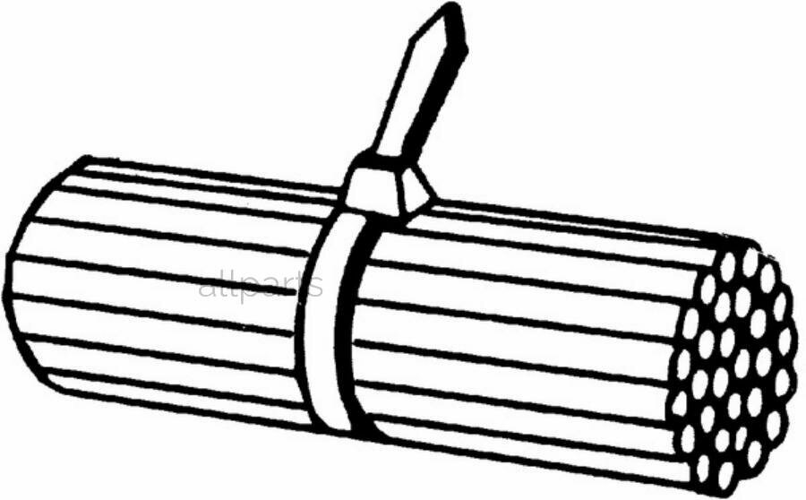 BEHR-HELLA 8HL 717 962-041 Хомут UNIVERSAL /L=360mm /ширина 4,7mm HELLA 8HL 717 962-041