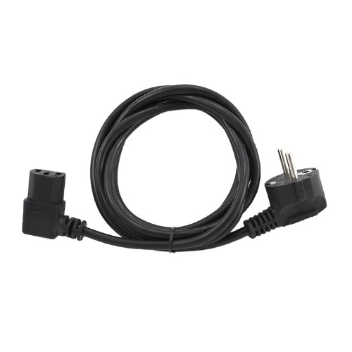 Кабель питания Компьютер-розетка 1.8 м, (вилка CEE 7/7 - вилка C13 угловая, 10A), 10A (PC-186A-VDE)
