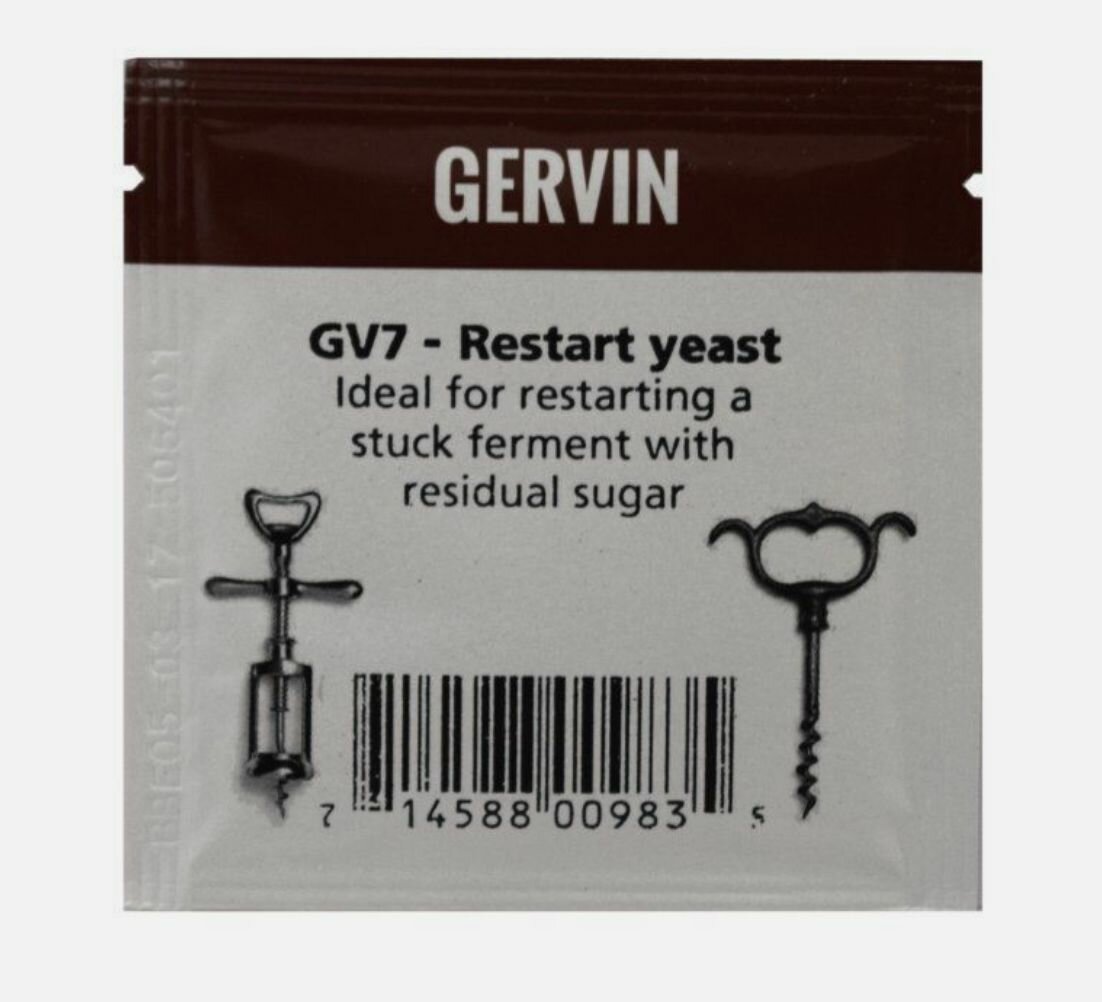 Дрожжи винные GV7 - Restart yeast