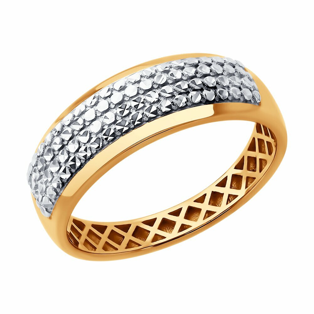 Кольцо, красное золото, 585 проба