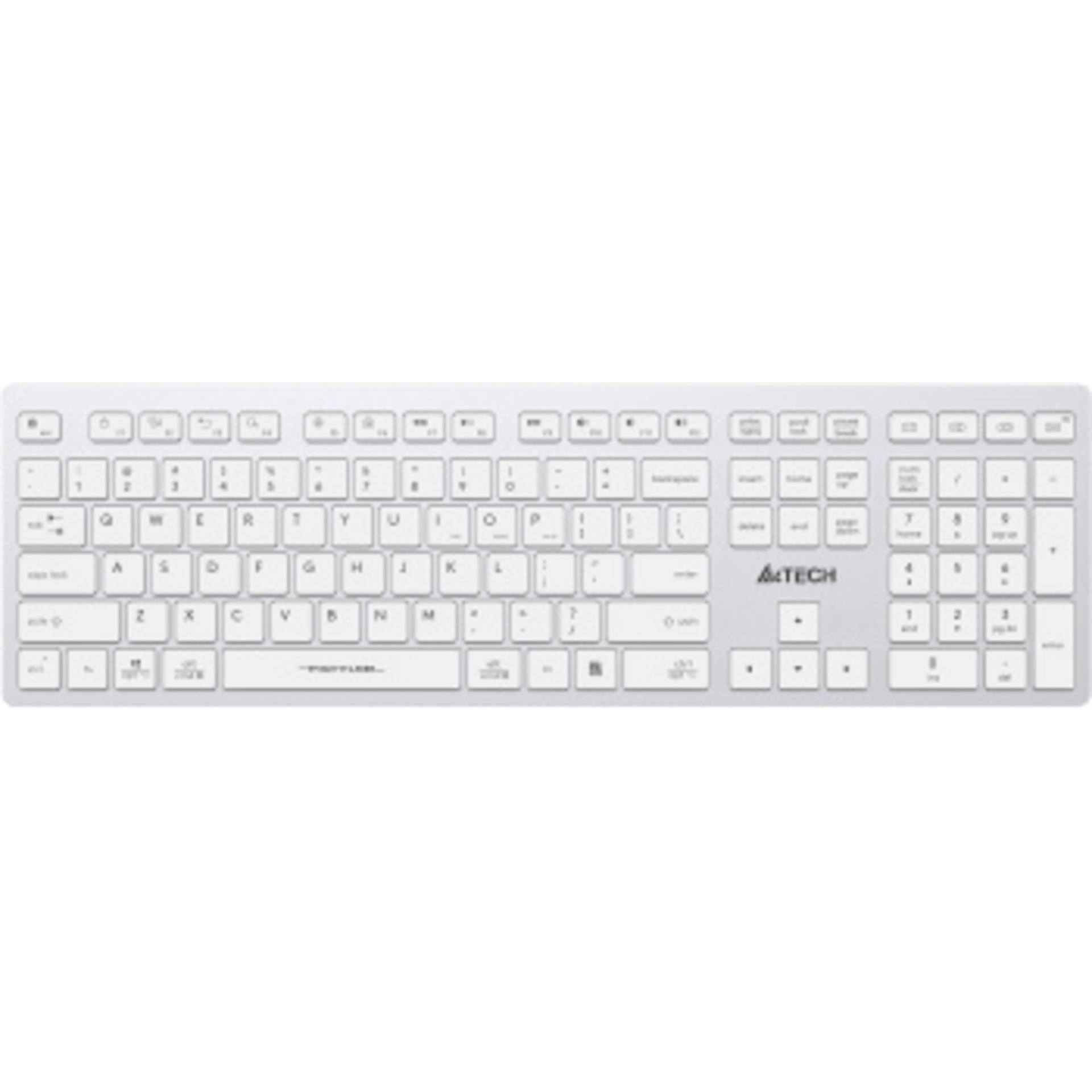 Клавиатура A4Tech "Fstyler" FBX50C, проводная, 4 дополнительных клавиши, белая
