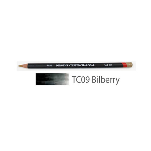 Derwent Карандаш угольный Tinted Charcoal TC09 Черничный штрих для набросков оттенков