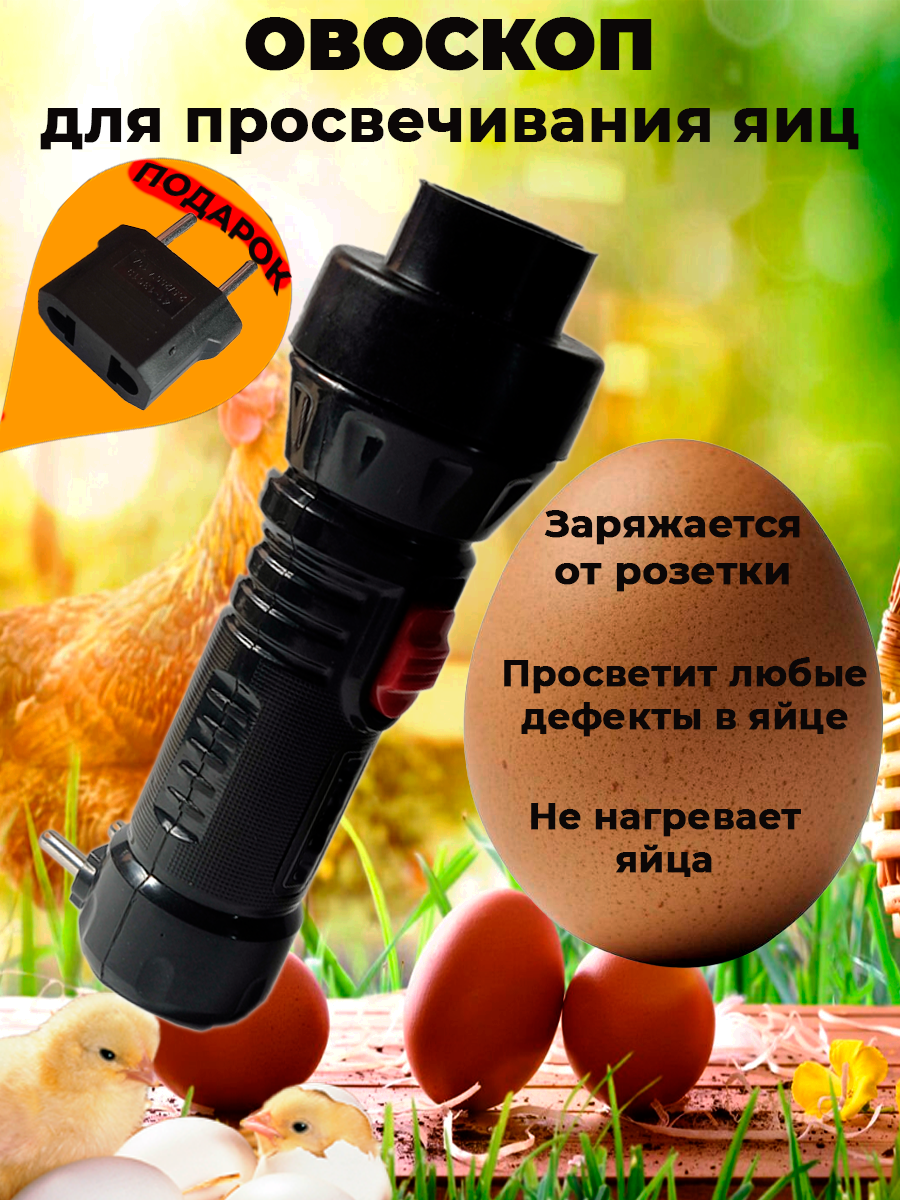 Овоскоп для проверки и просвечивания яиц инкубационный