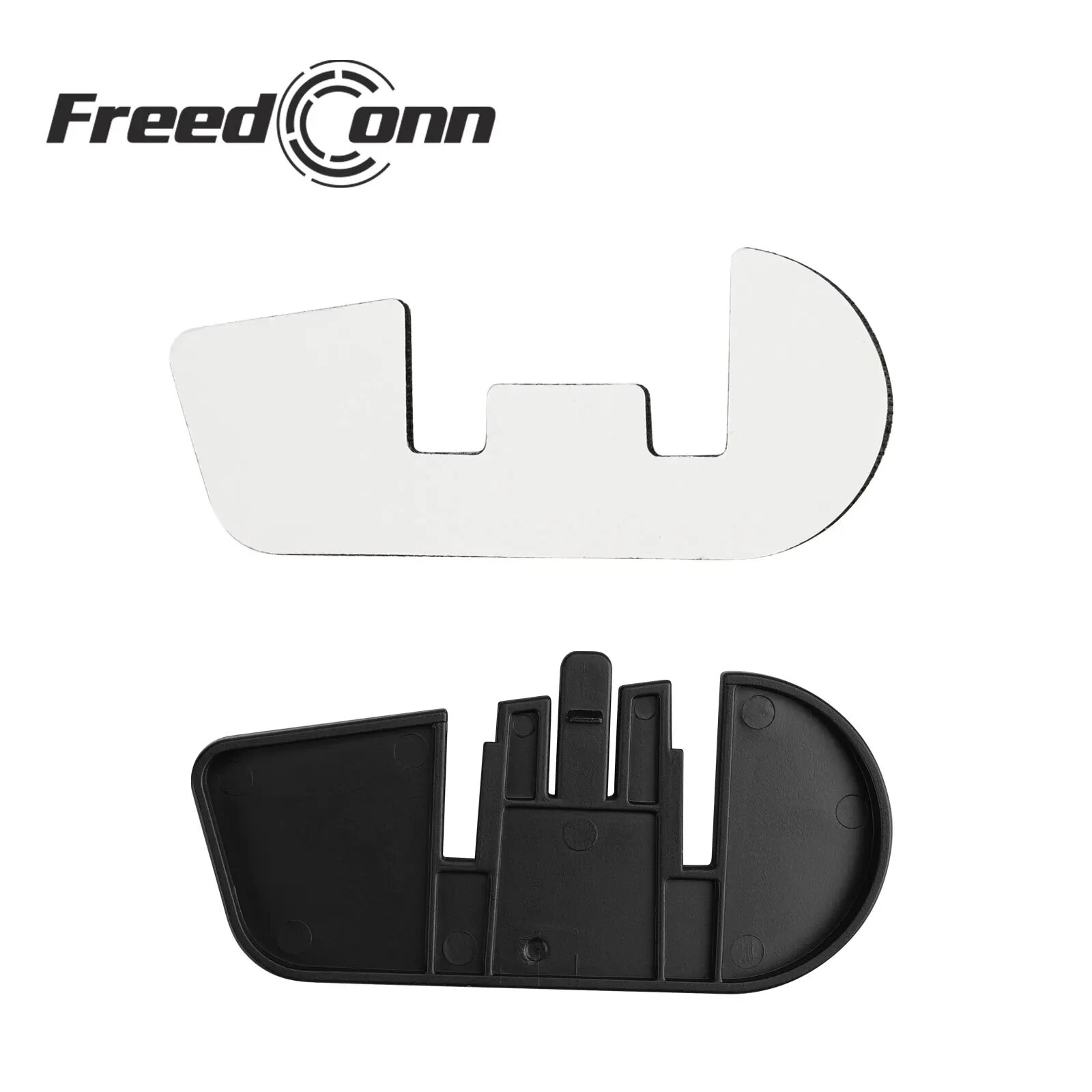Гарнитура для шлема Freedconn KY Pro Bluetooth с креплением на клеевой основе Белый, 1PC Velcro Clip