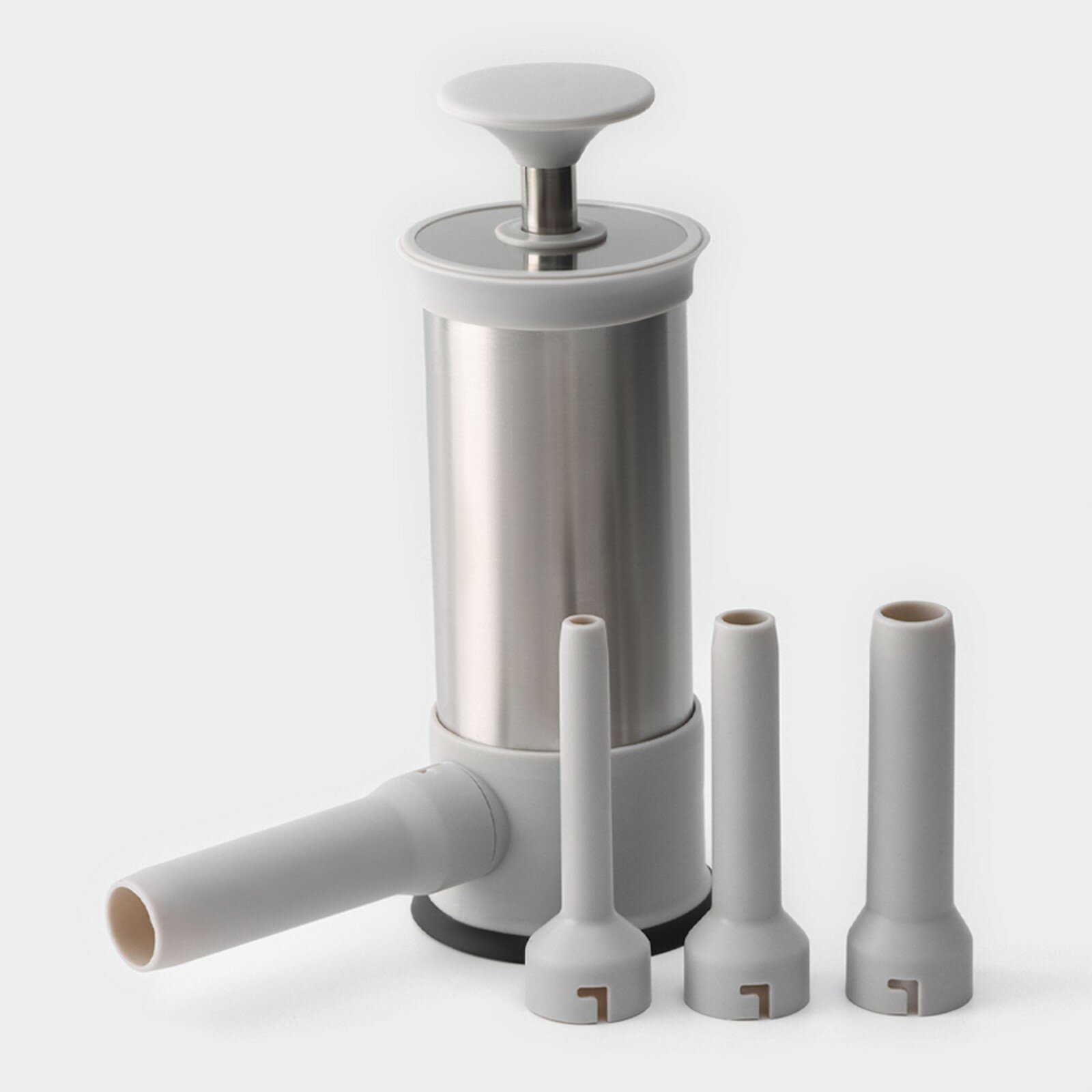 Шприц колбасный вертикальный 600 мл "GS-K1125" из нержавеющей стали