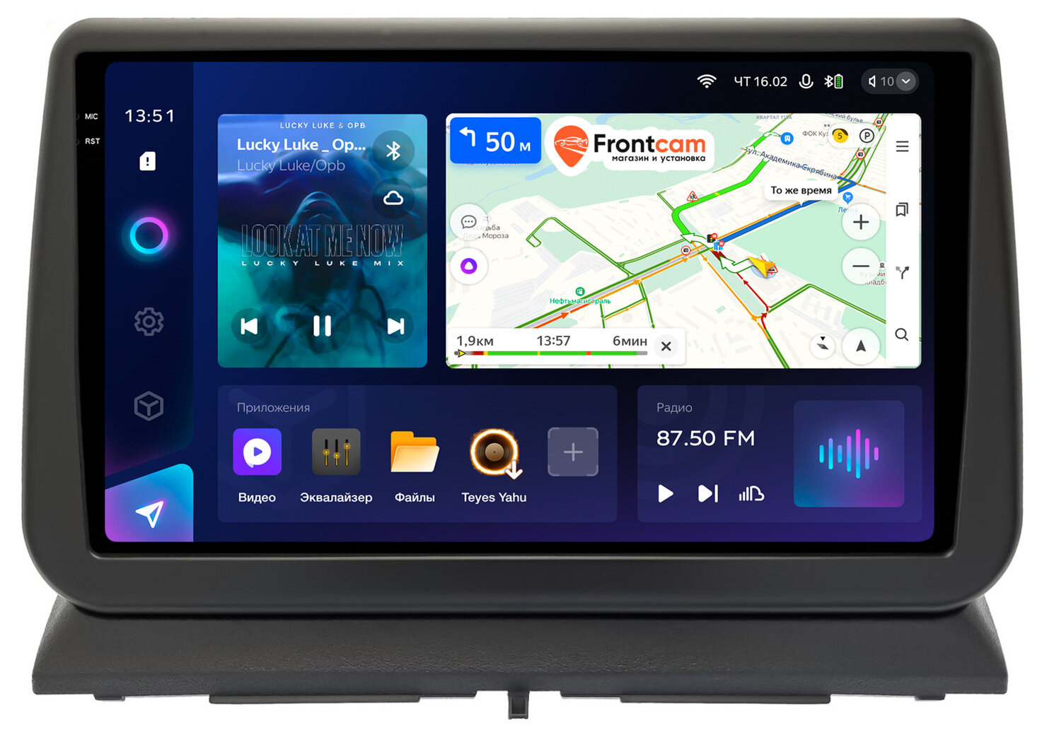 Штатная магнитола Teyes CC3 2K 4/32 9.5" RM-9-012 Dodge Nitro 2006-2011 Android 10 (4G-SIM, DSP, QLed)