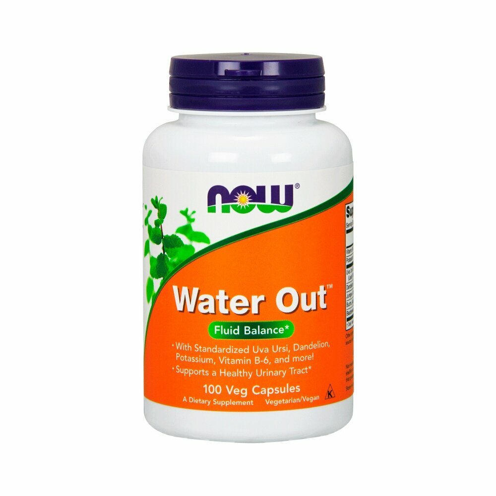 NOW Water Out, 100 капсул вегетарианских