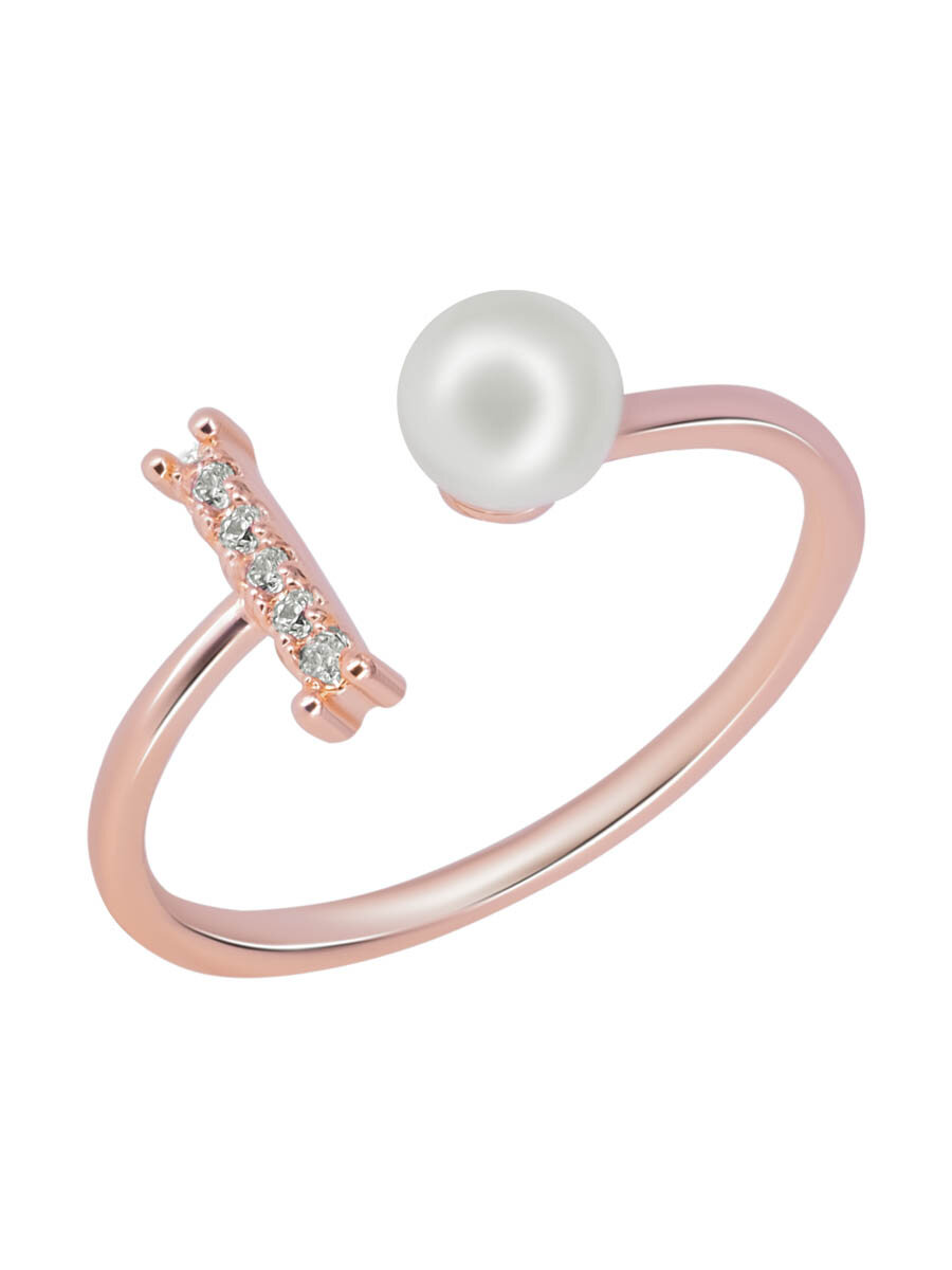 Кольцо помолвочное, фианит