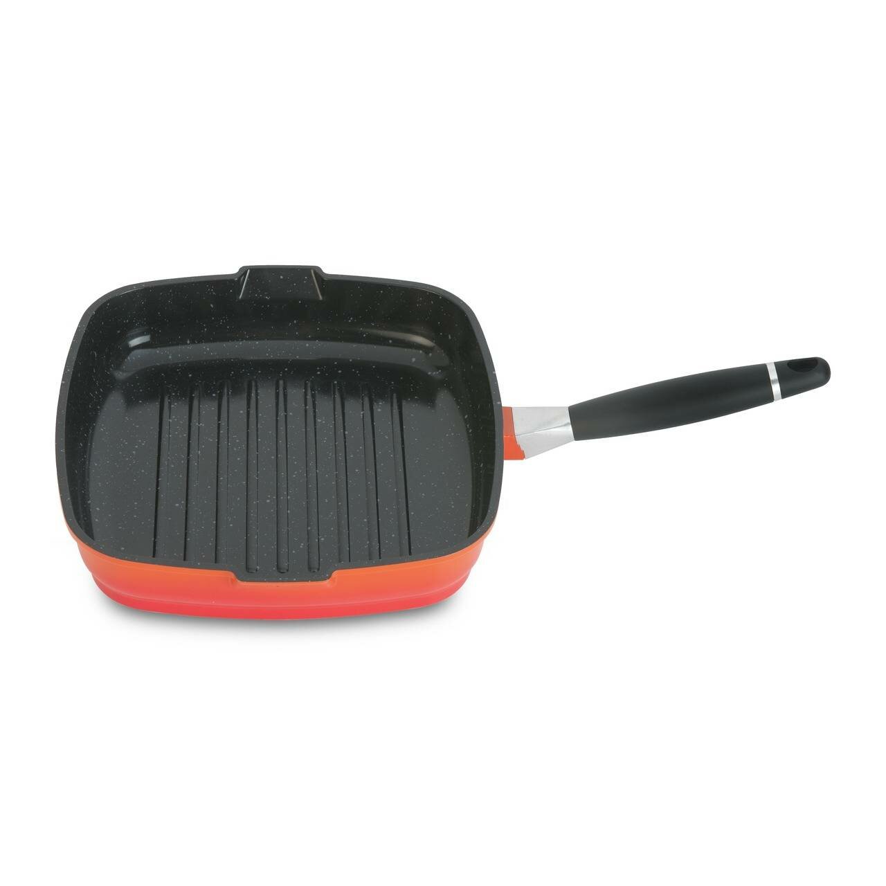 Сковорода-гриль BergHOFF Virgo Orange 8500138, съемная ручка, 28 см