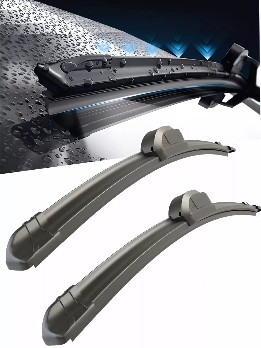 Дворники бескаркасные WIPER BLADE 600мм 1шт