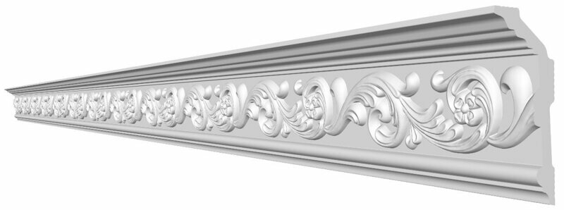 Плинтус потолочный Glanzepol GP-112, 1шт (длина 2м)