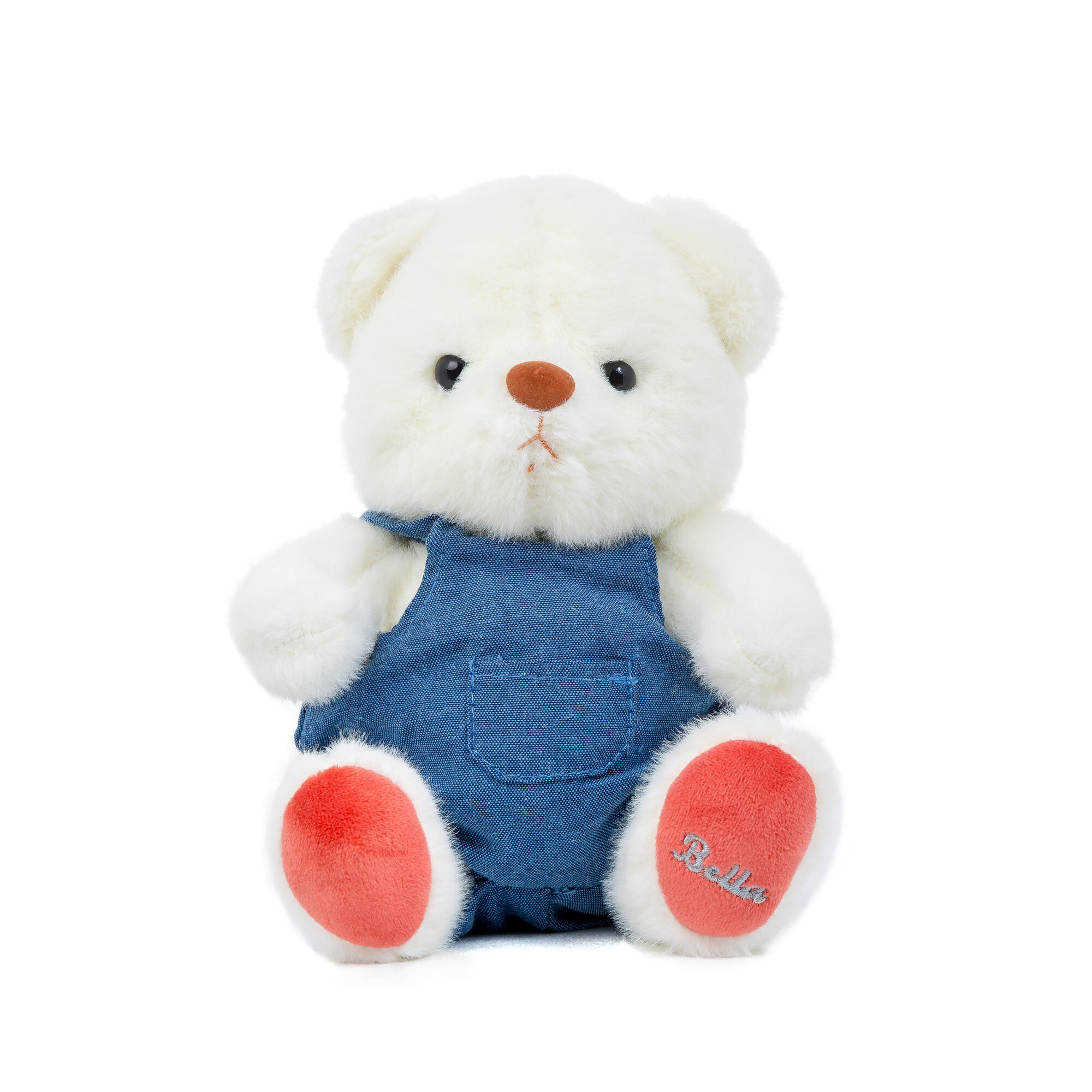 Мягкая игрушка "Мишка в комбинезоне" для детей 3-7 лет