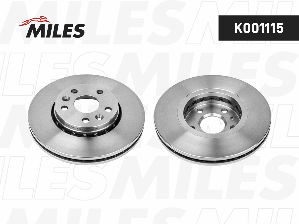 MILES Диск тормозной передний D280мм. RENAULT KANGOO 08- (TRW DF6110) K001115