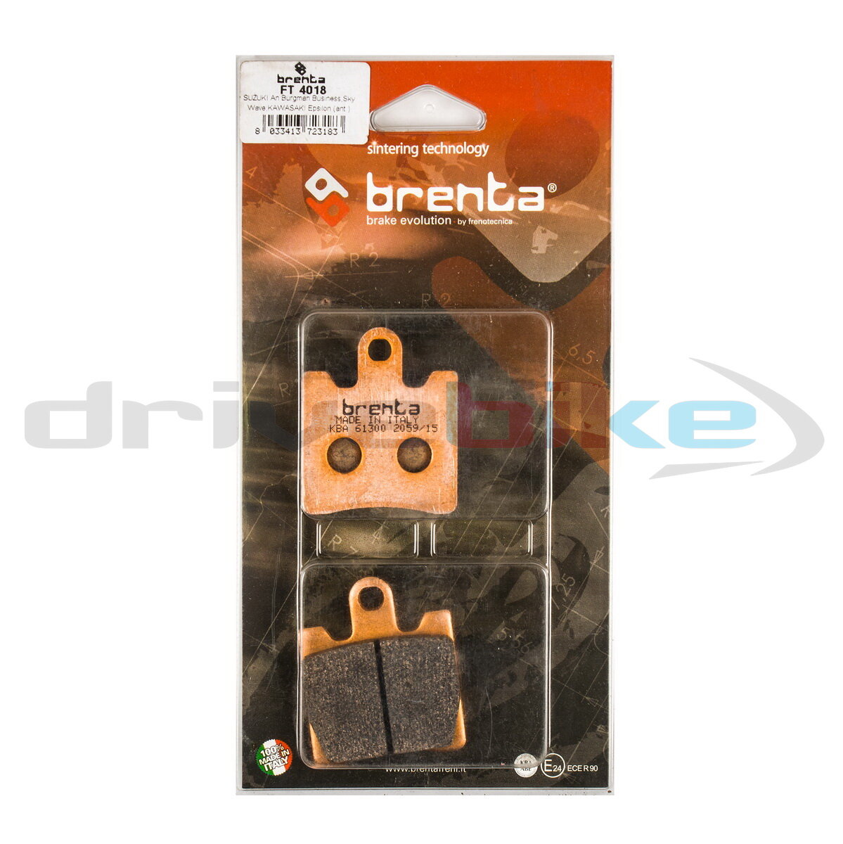 BRENTA Тормозные колодки FT 4018 Sintered