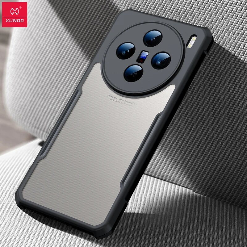 Чехол Xundd For VIVO X100 Pro Black Stripe Clear Just Case