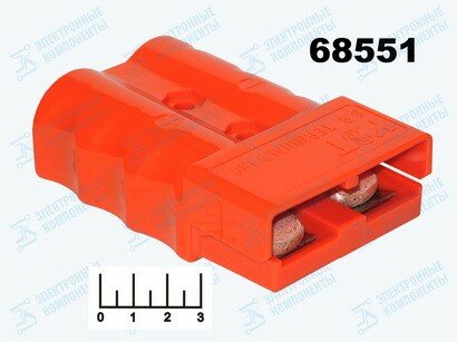 Разъем силовой 2pin 350A 600V BMC 2L (100AG) оранжевый (Anderson)