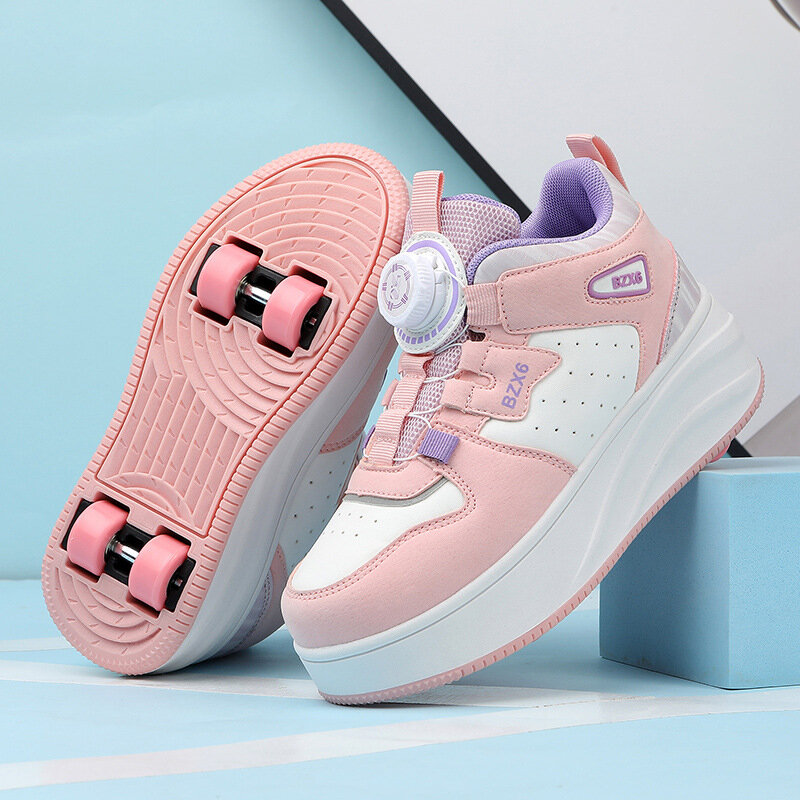 Роликовые коньки, детские, двухколесные, для мальчиков и девочек, цвет 2318, размер 31