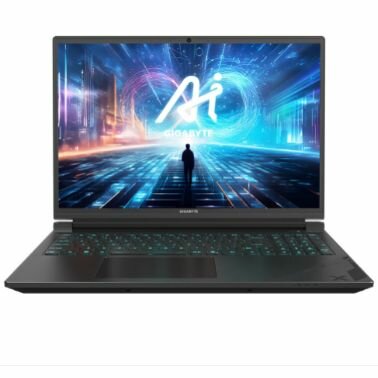 16" Ноутбук GIGABYTE G6X 9MG (9MG-42KZ853SD) серый - 1920x1200, IPS, Intel Core i7-13650HX, ядра: 14 x 2,6 ГГц, 16 ГБ, SSD 512 ГБ, NVIDIA GeForce RTX 4050 (6 ГБ), Windows 10 Pro
