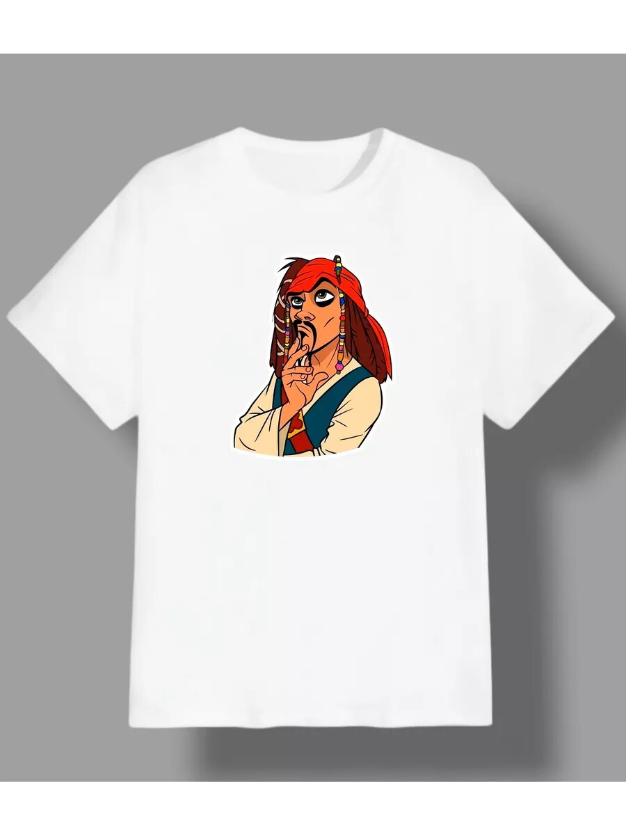 Футболка пират джек воробей